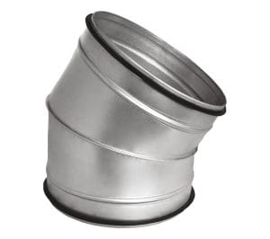 30 Degree Fabricated Duct Bend With Seal | iDuct